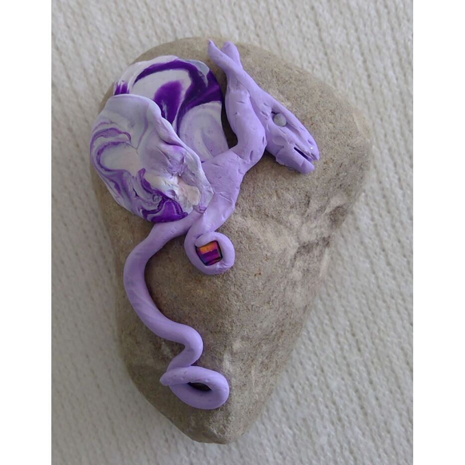 Step 4: Dragons #41 Ryia, lilac dragon